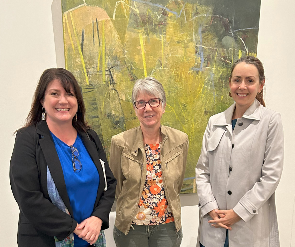 Above (left to right):I Leigh Lynam, Anne Keam, Arts & Cultural Officer ...