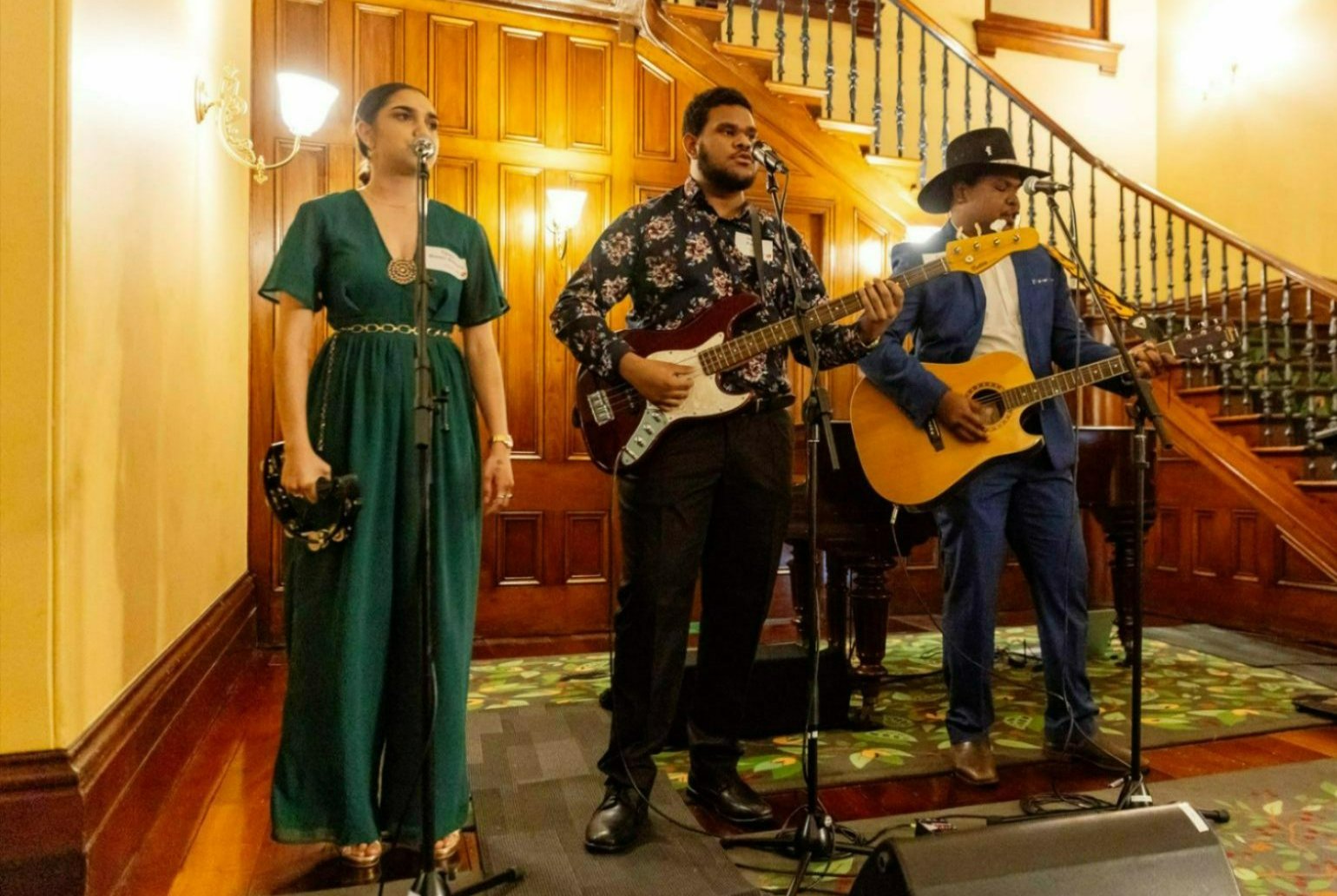Above left: Students from the Aboriginal Centre for the Performing Arts ...