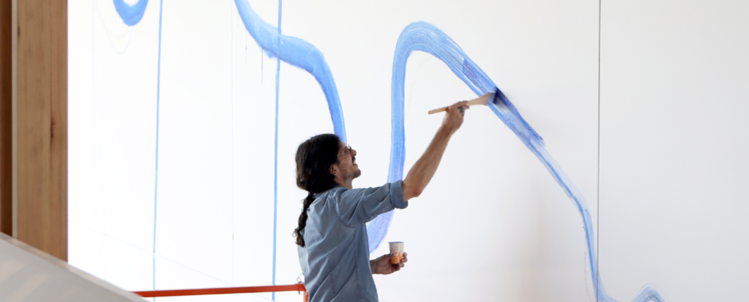 D Harding Wall Composition on Darumbal (installation view) 2021 ...